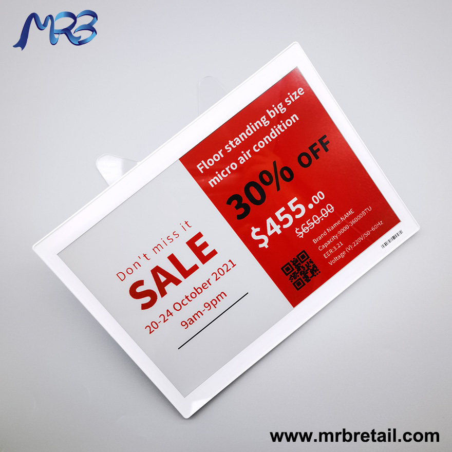 MRB 10.2 Inch Digital Price Tag for Shelves